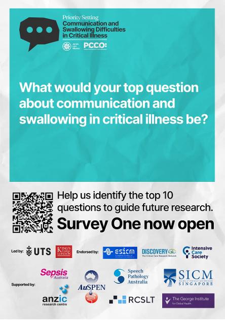Communication and/or swallowing problems in an... | ICUsteps