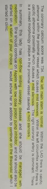 Angiogram results and coronary calc... - British Heart Fou...