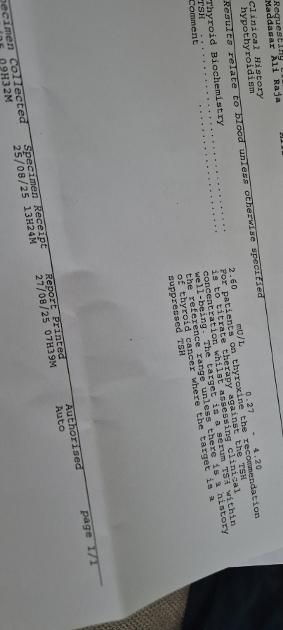 TSH results : I just got my results today. They... - Thyroid UK