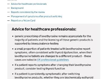 Facial flushing - side effect of Levothyroxi... | Thyroid UK